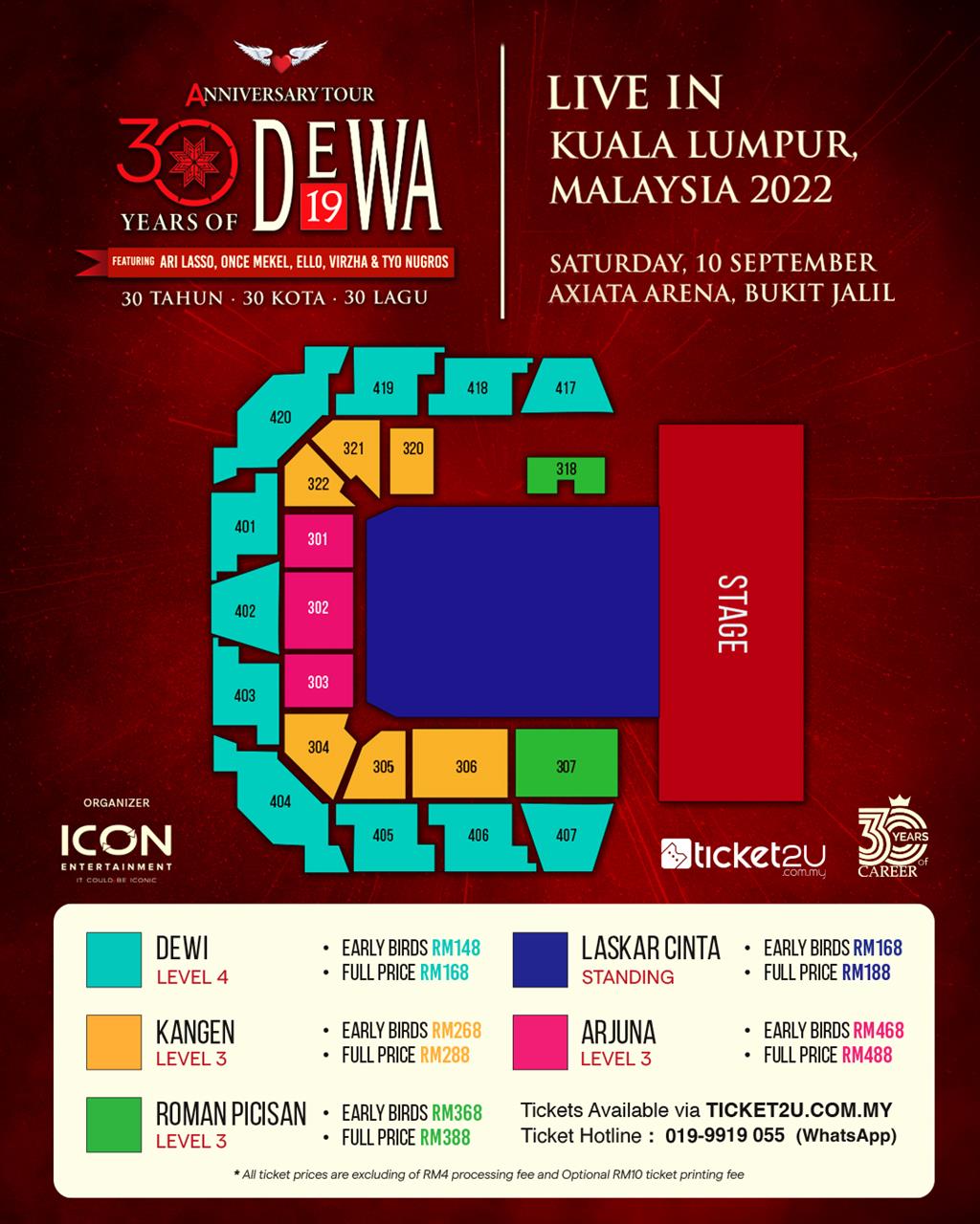 30 Years of Dewa19 Anniversary Tour - Live in Kuala Lumpur