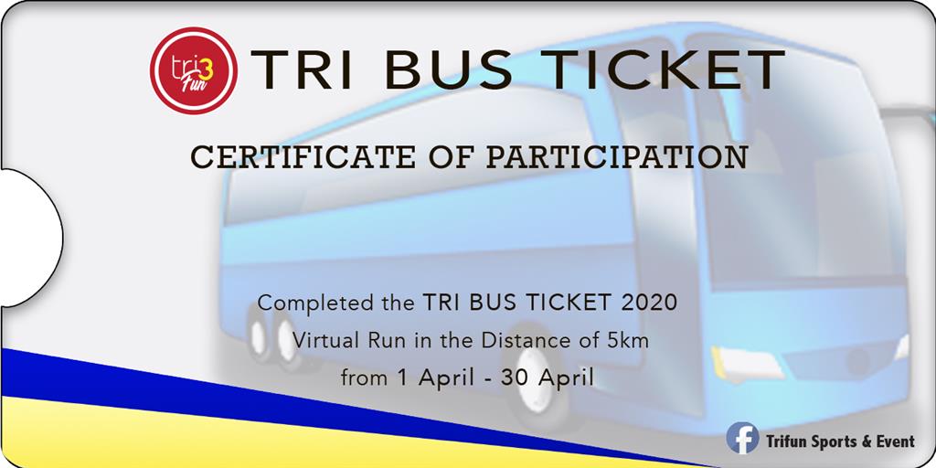 Traditional Bus Ticket 5km Virtual Run | Ticket2u