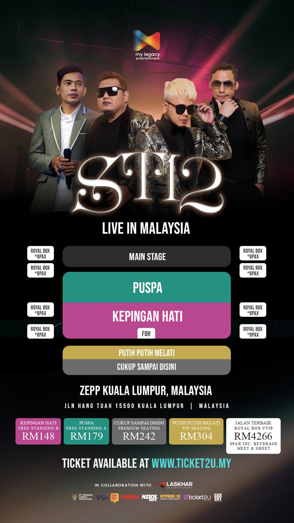 ST12 Live Concert in Kuala Lumpur | Ticket2u