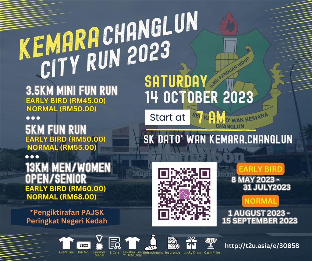 KEMARA CHANGLUN CITY RUN 2023 | Ticket2u