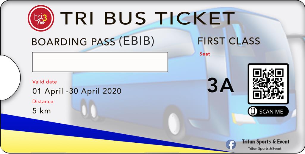 Traditional Bus Ticket 5km Virtual Run | Ticket2u