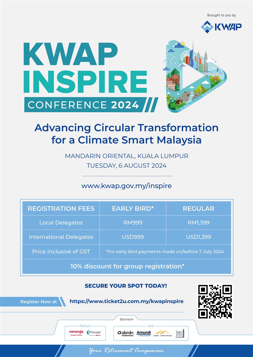 KWAP INSPIRE CONFERENCE 2024 | Ticket2u