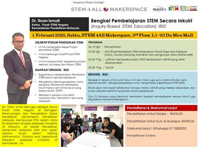 Bengkel Pembeljaran STEM Secara Inkuiri | Ticket2u