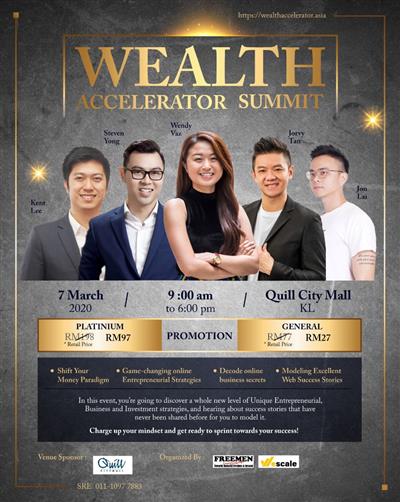 Wealth Accelerator Summit | Ticket2u