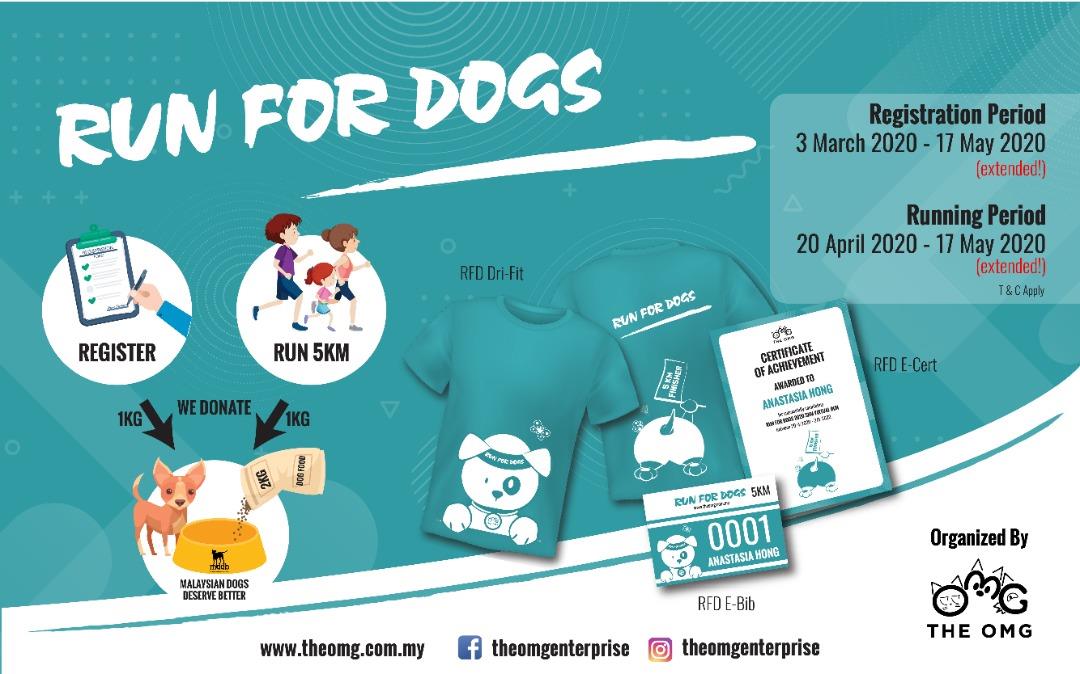 Run for Dogs 2020 (5KM Virtual Run) | Ticket2u