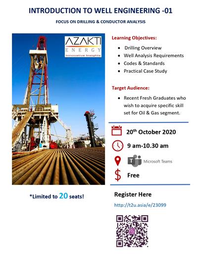 INTRODUCTION TO WELL ENGINEERING -01 (Focus on Drilling & Conductor ...