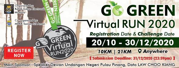 Go Green Virtual Run 2020 | Ticket2u