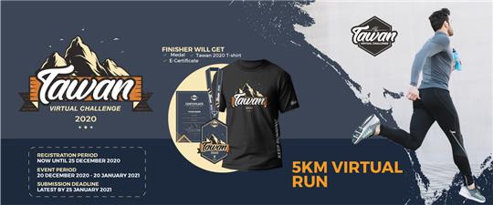 TAWAN 2020 Virtual Run | Ticket2u