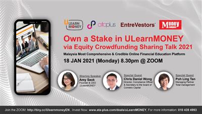 Own a stake in ULearnMoney via Equity Crowdfunding Sharing Talk