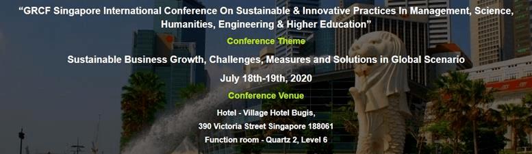 GRCF Singapore International Conference On Sustainable & Innovative ...