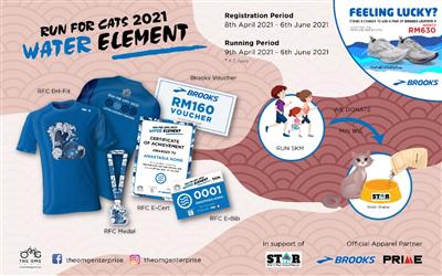 Run for Cats 2021 - Water Element (5KM Virtual Run) | Ticket2u