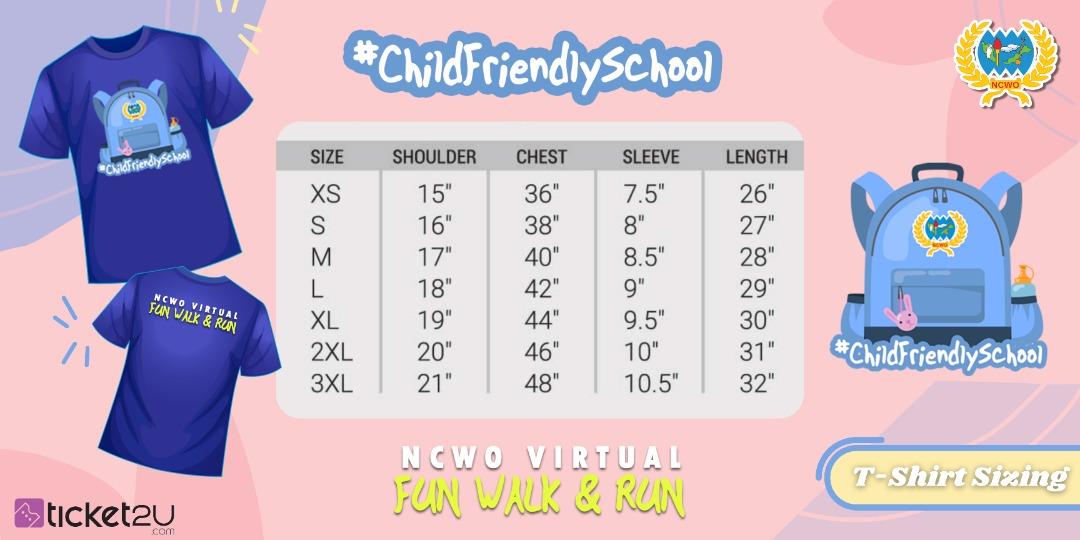 NCWO Virtual Fun Walk & Run for #ChildFriendlySchool | Ticket2u