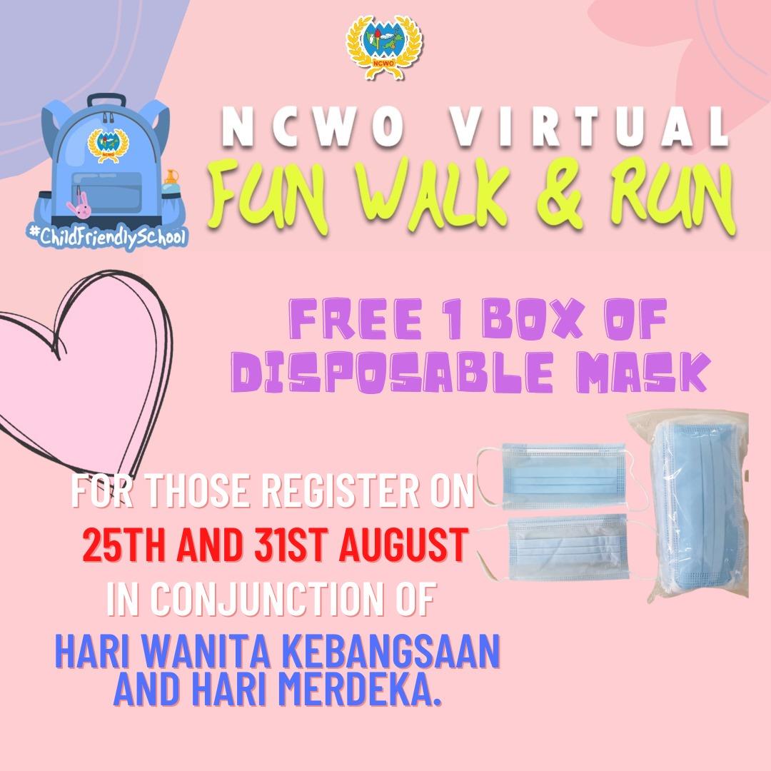 NCWO Virtual Fun Walk & Run for #ChildFriendlySchool | Ticket2u