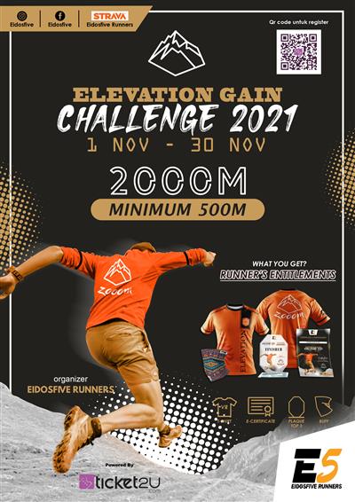 Elevation Gain Challenge 2021 | Ticket2u