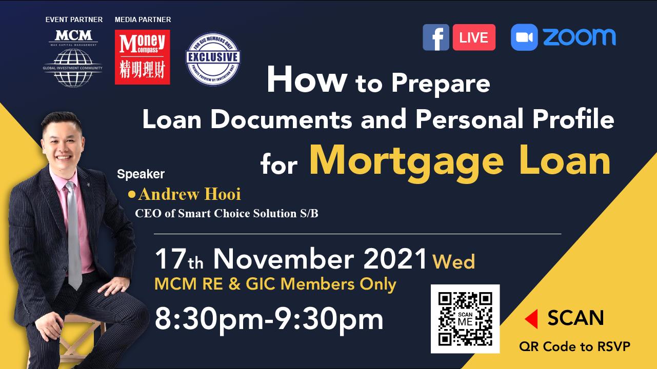 How to Prepare Loan Documents and Personal Profile for Mortgage Loan