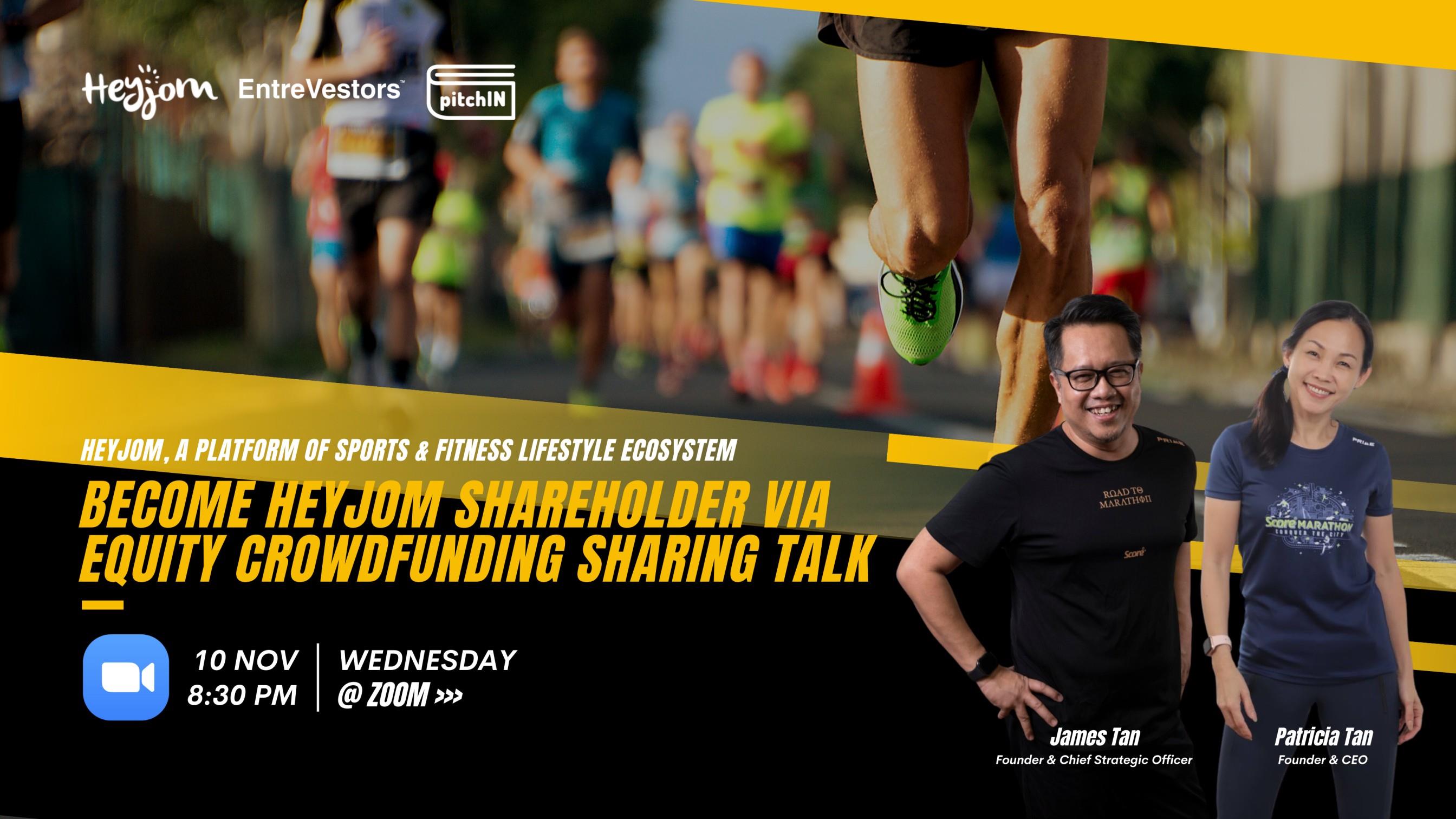 Become HeyJom Shareholder Via Equity Crowdfunding Sharing Talk