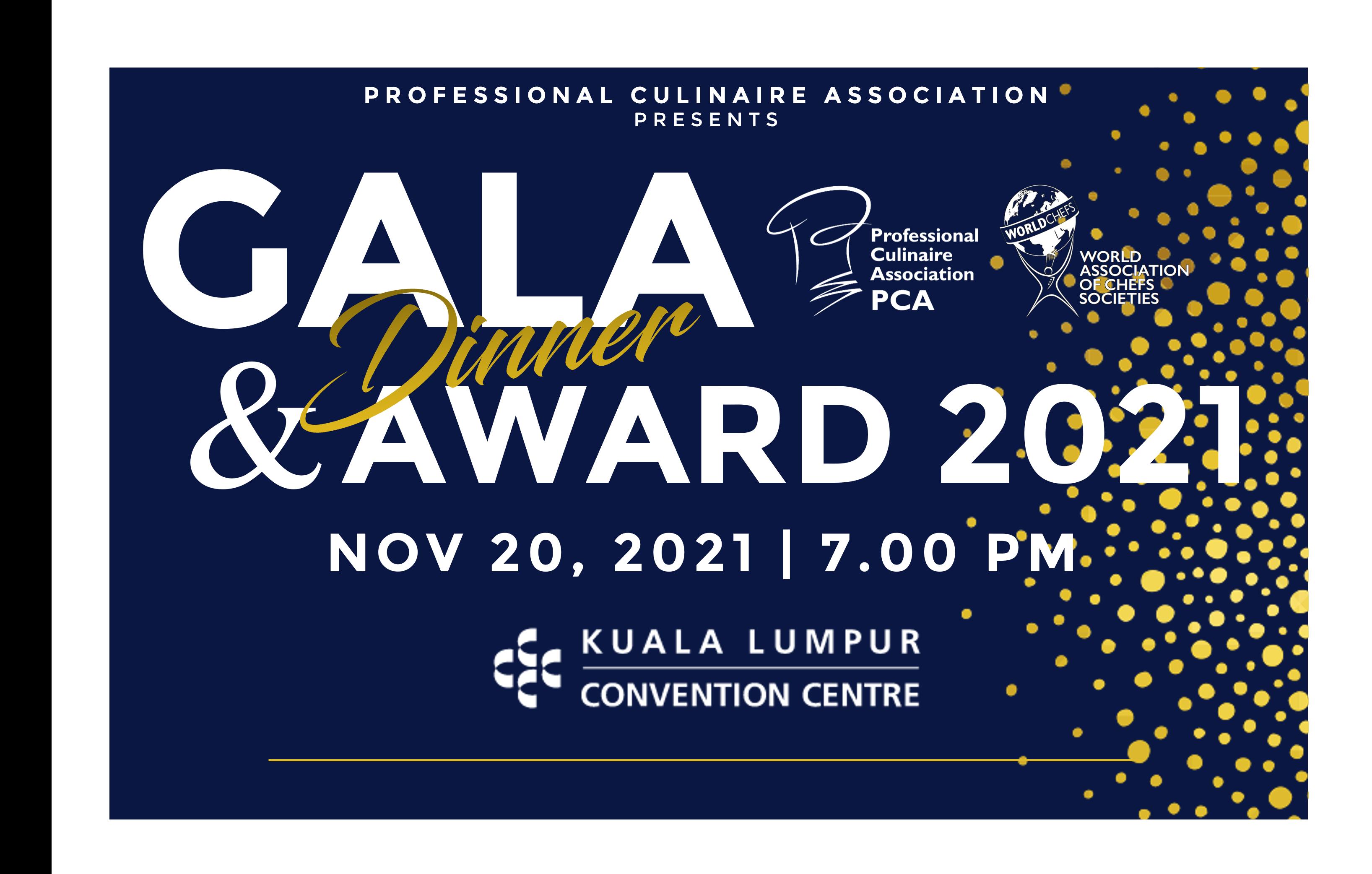 PCA Gala & Award Dinner 2021 | Ticket2u
