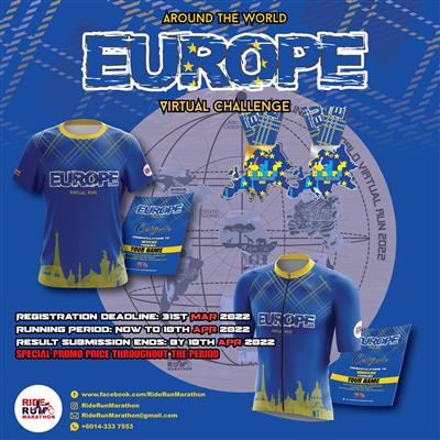 Around The World EUROPE Virtual Challenge | Ticket2u