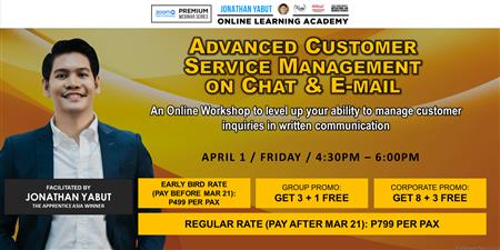Advanced Customer Service Management on Chat & E-Mail with Jonathan Yabut