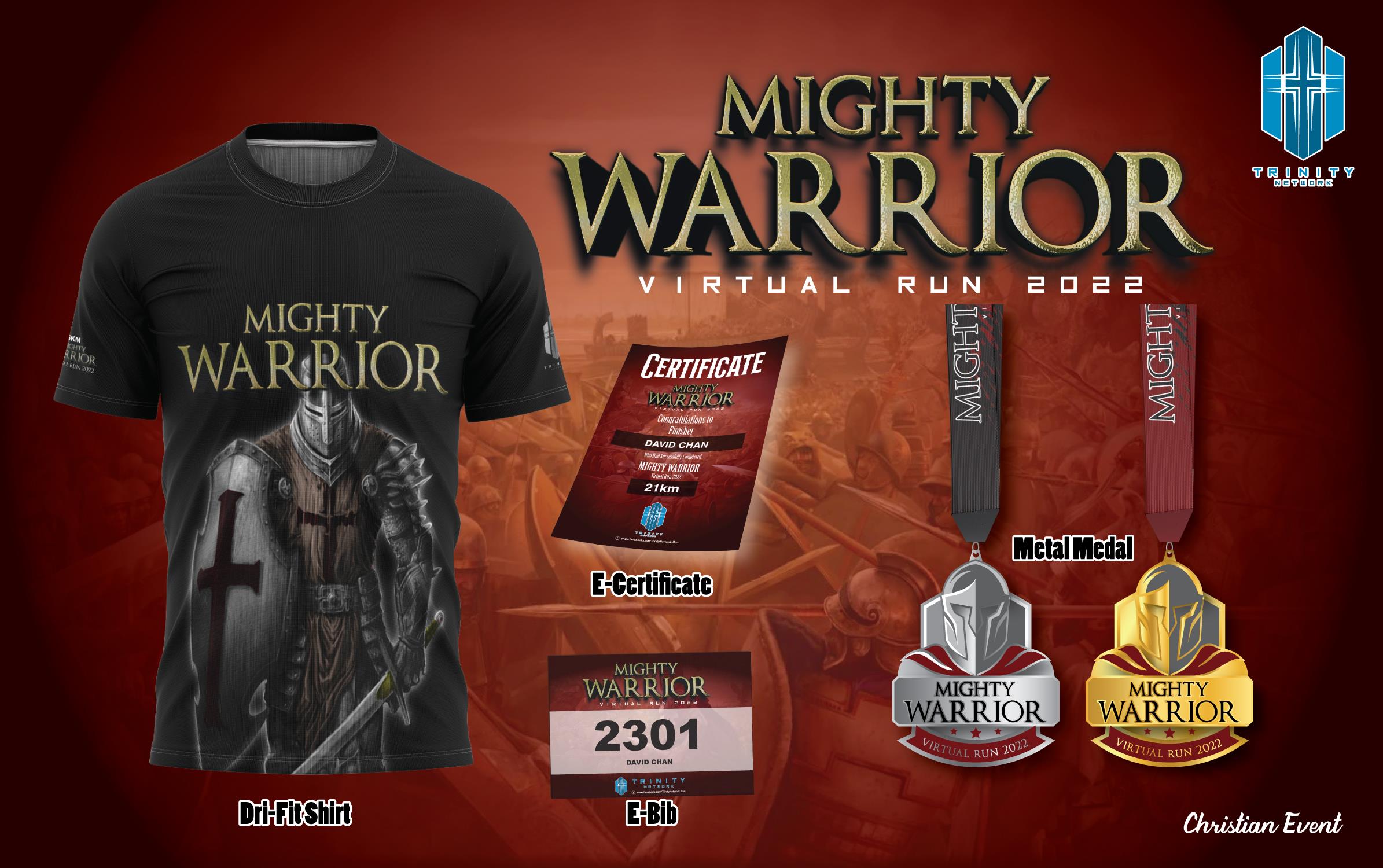 Mighty Warrior Virtual Run 2022 | Ticket2u