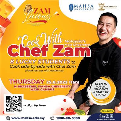 Cook With Malaysia's Most Celebrated Chef Zam | Ticket2u