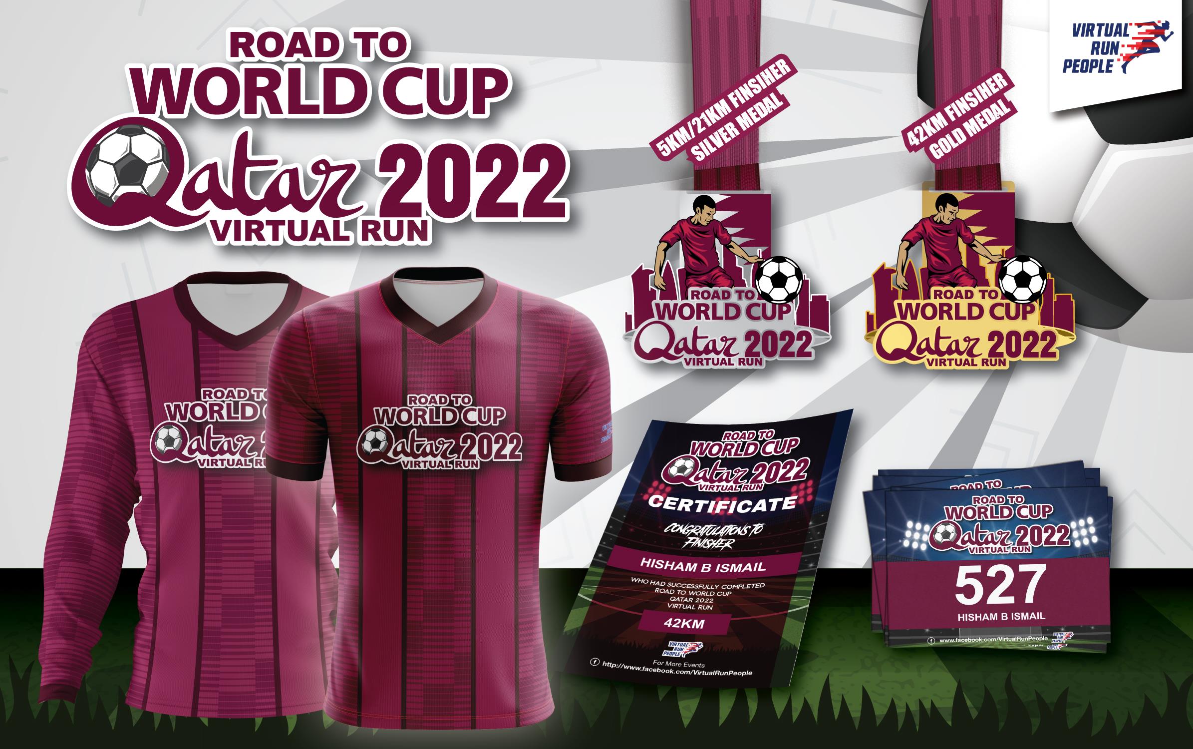 Road To World Cup Qatar 2022 Virtual Run | Ticket2u