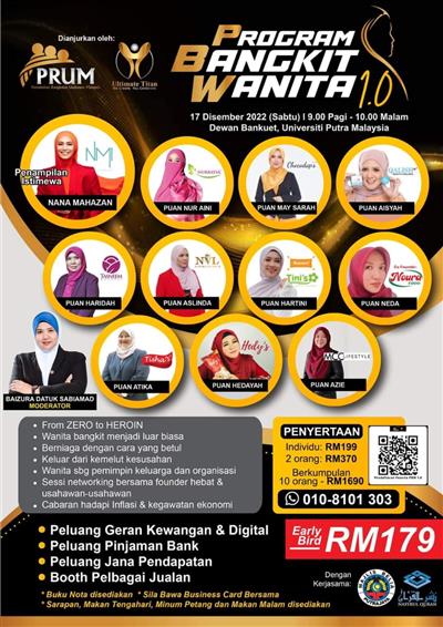 Program Bangkit Wanita 1.0 | Ticket2u