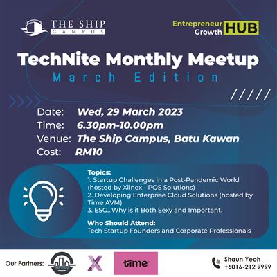 EGH Monthly Meetup (March Edition) | Ticket2u