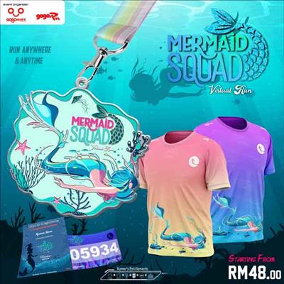 Mermaid Squad Virtual Challenge (5km, 10km & 21km) | Ticket2u