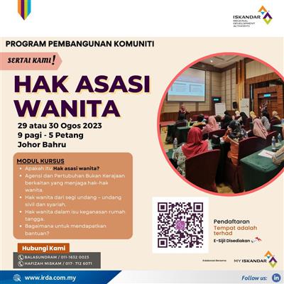Program Pembangunan Komuniti : Hak Asasi Wanita | Ticket2u