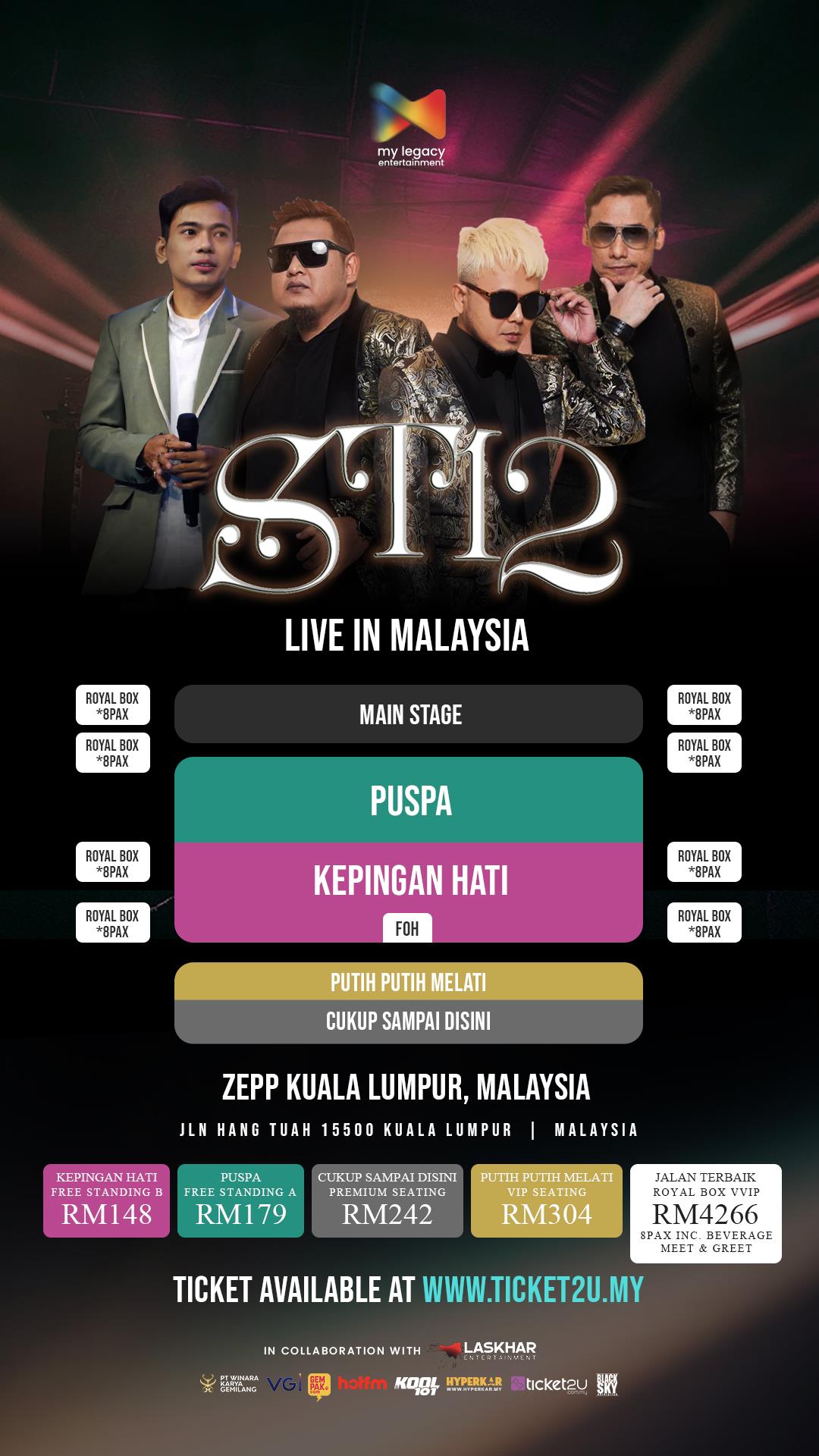 ST12 Live Concert in Kuala Lumpur | Ticket2u
