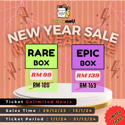 UnboxmoU - New Year Sales (Unlimited Hours Ticket) | Ticket2u