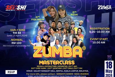 Zumba Masterclass | Ticket2u