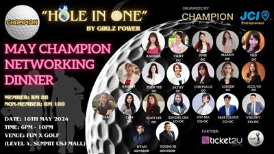 Champion Networking Dinner (May 2024) | Ticket2u