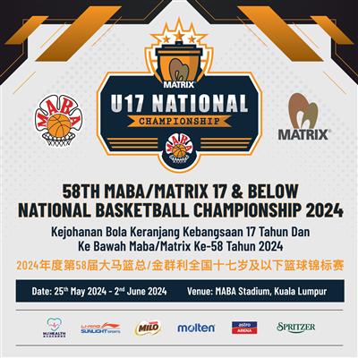 58th MABA/MATRIX 17 & Below National Basketball Championship 2024