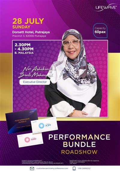 LifeWave Roadshow - 28 July 2024 - Putrajaya | Ticket2u