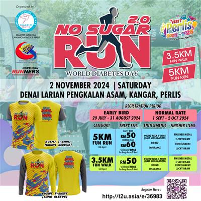 NO SUGAR RUN 2.0 | Ticket2u