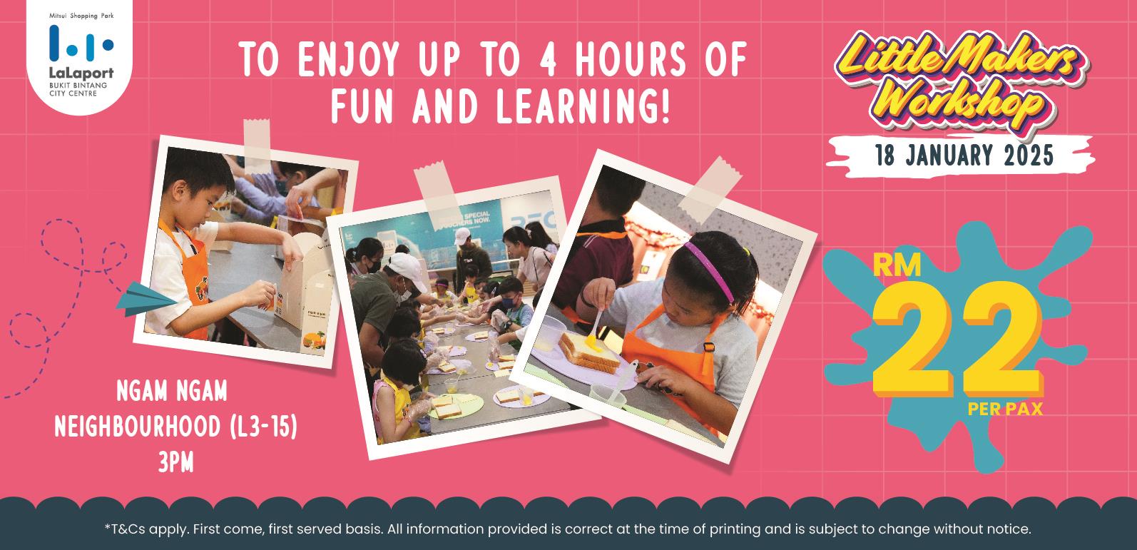 LaLaport BBCC - Little Makers Workshop | Ticket2u