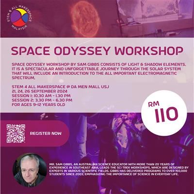 Sam Gibbs Sept 2024 STEM Workshops | Ticket2u