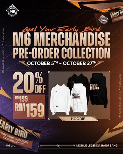 【Merchandise】 M6 World Championship | Ticket2u