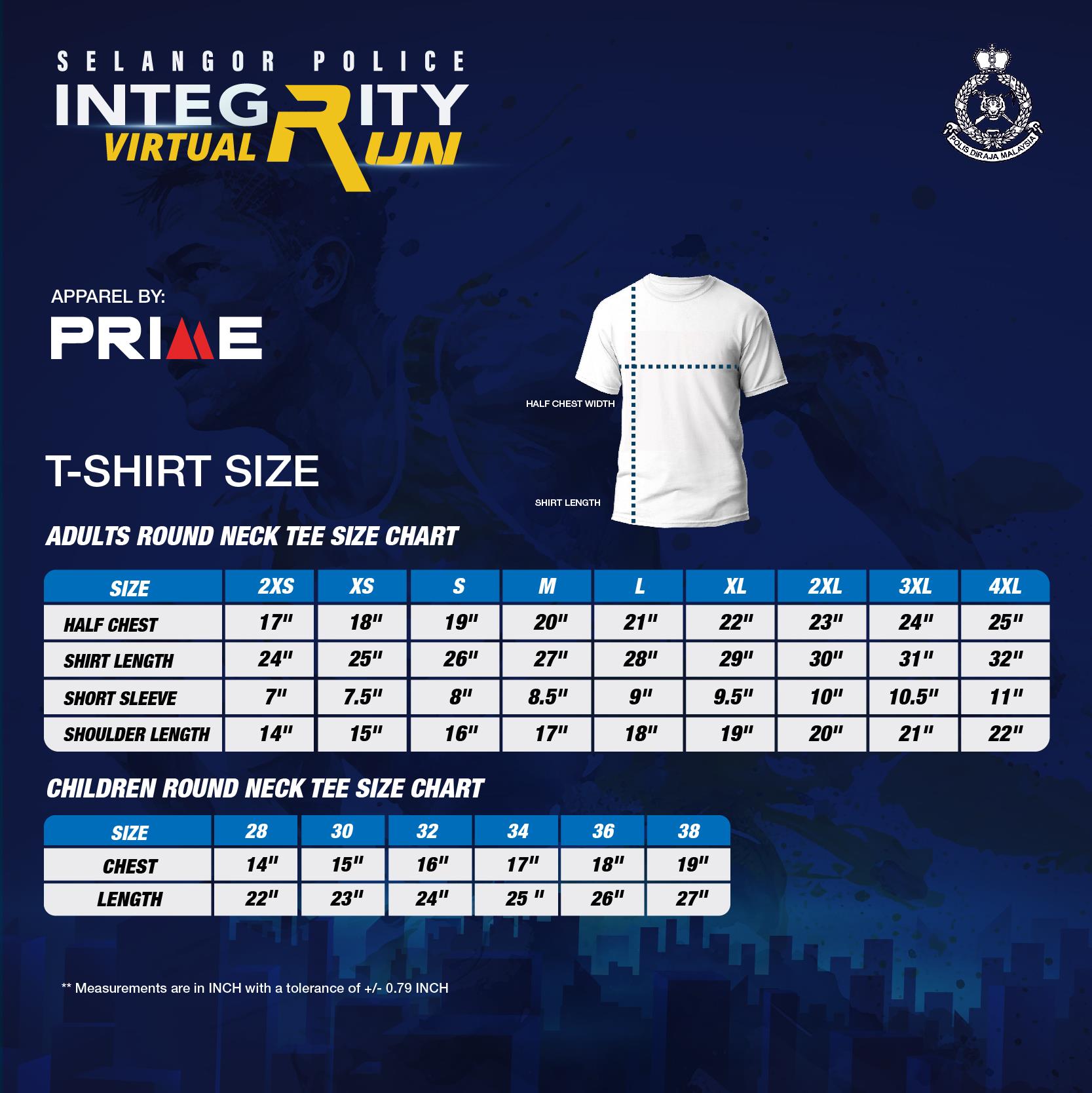 Selangor Police Integrity Virtual Run | Ticket2u