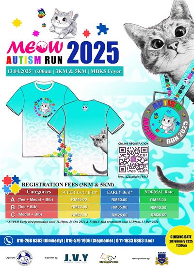 MEOW AUTISM RUN 2025 | Ticket2u