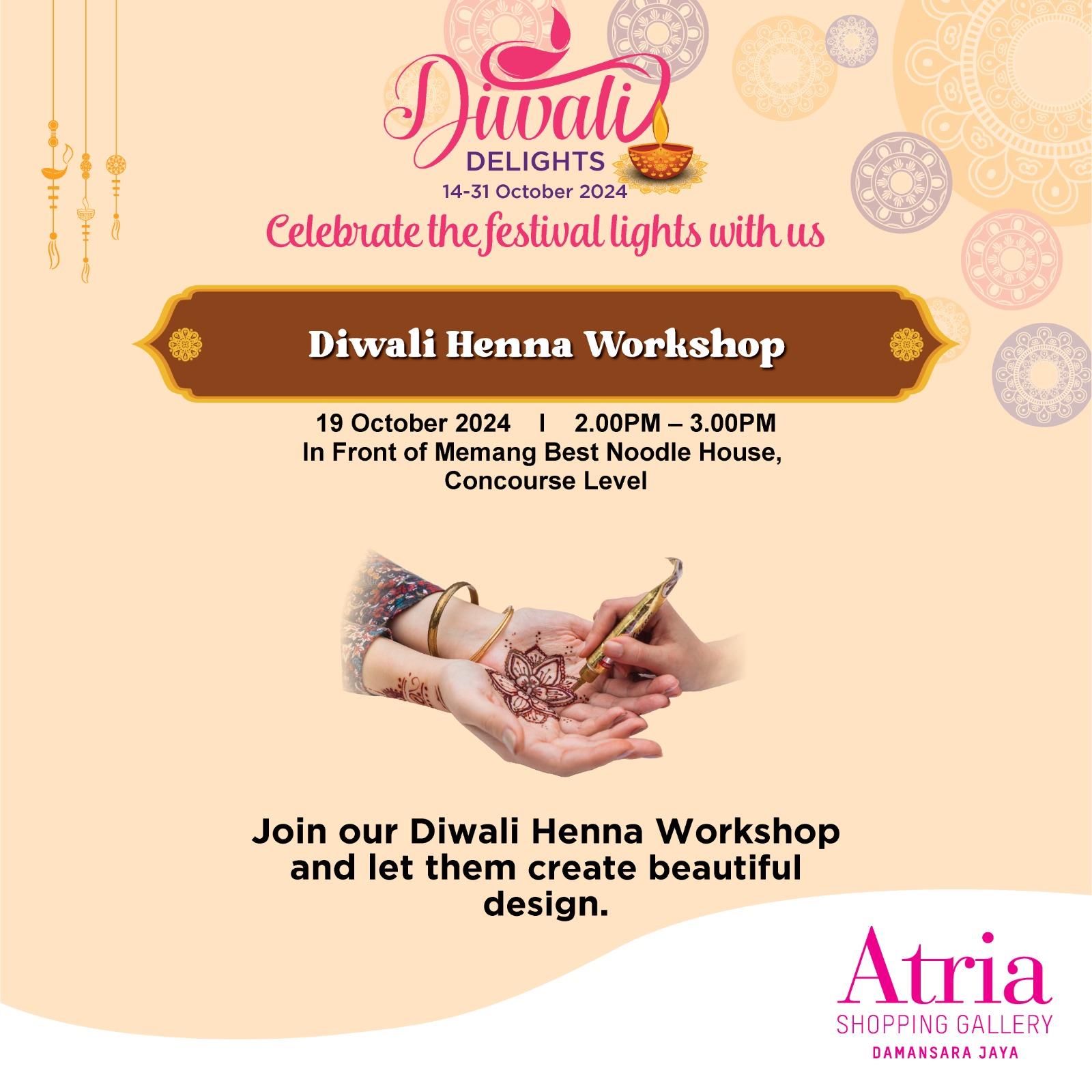 DIWALI HENNA WORKSHOP | Ticket2u