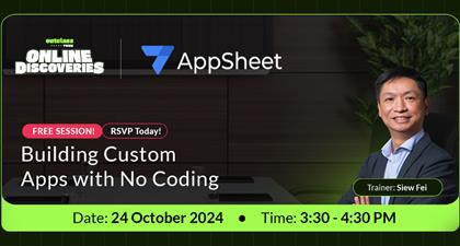 Build Smart, Custom Apps—No Coding Required with AppSheet!