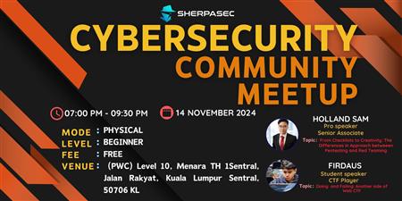SherpaSec Meetup - November 2024 | Ticket2u