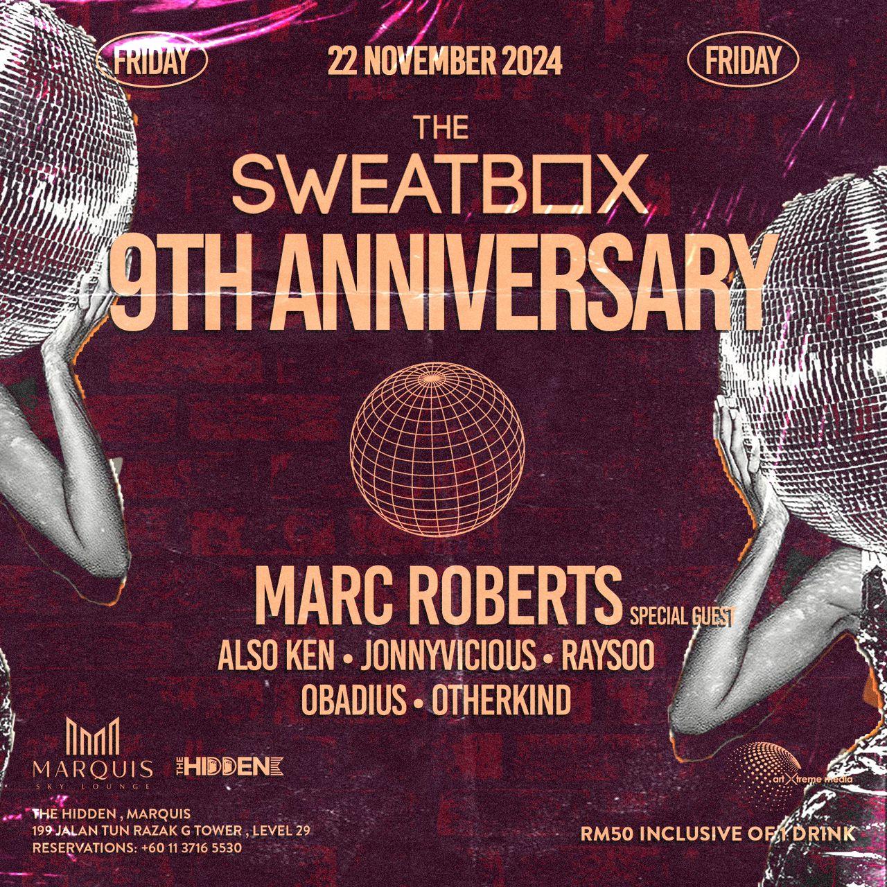 The Sweatbox 9th Anniversary | Ticket2u