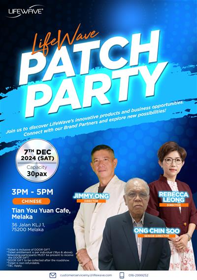 LW Patch Party - 7 December 2024 - Malacca | Ticket2u