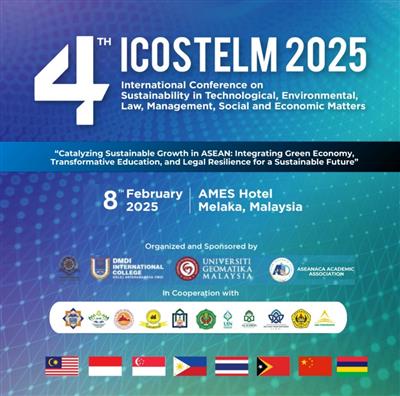 4th ICOSTELM 2025 International Conference on Sustainable in Technological, Environmental, Law ...