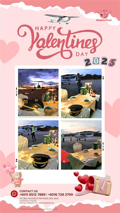 One Day Pilot Valentine Promotion 2025 | Ticket2u