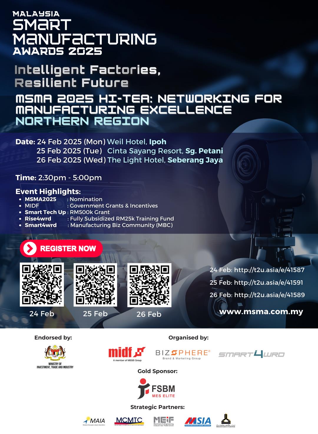 [SEBERANG JAYA] MSMA 2025 Hi-Tea: Networking for Manufacturing Excellence NORTHERN REGION